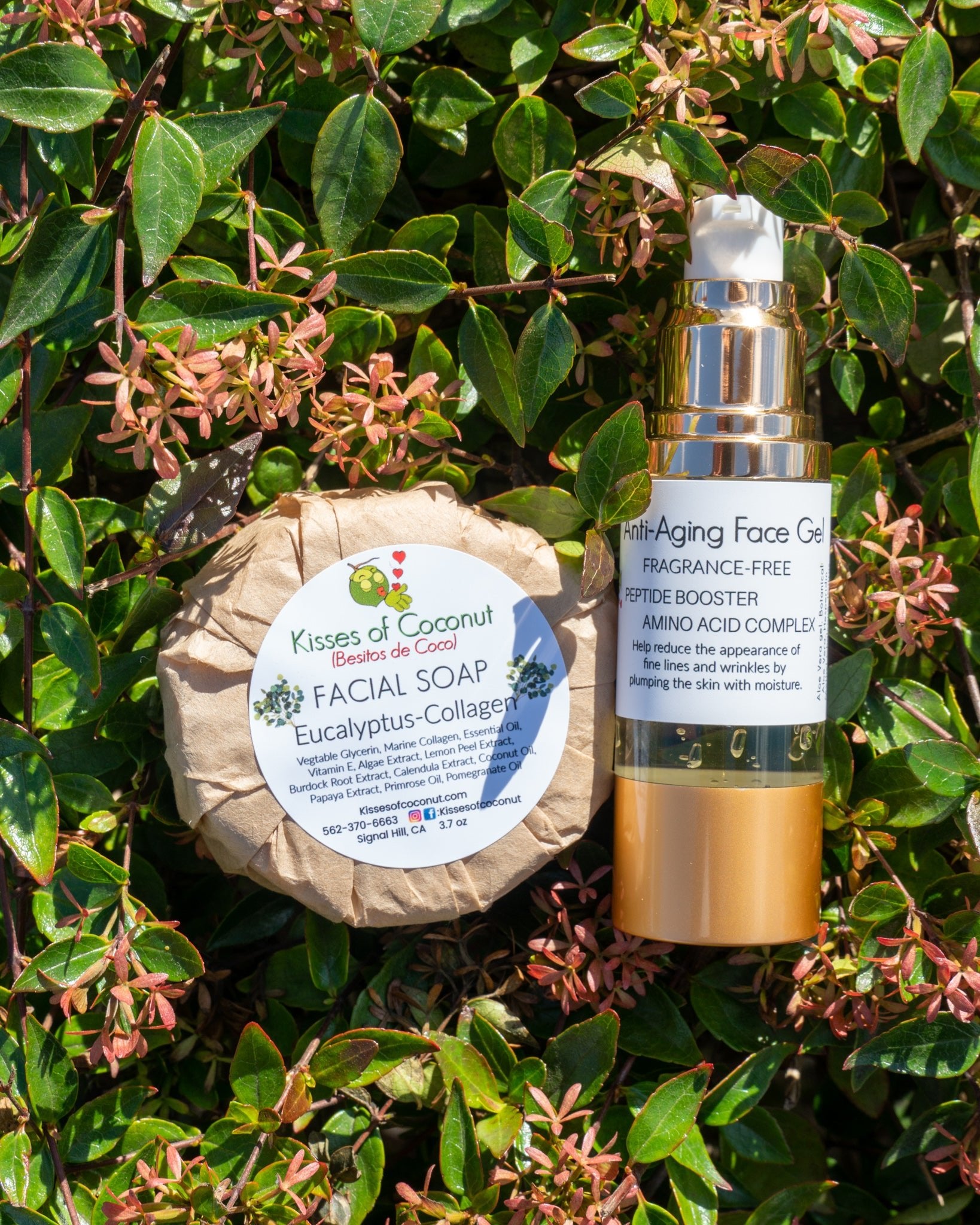 Rosemary Marine Collagen Facial Soap | Kisses of Coconut